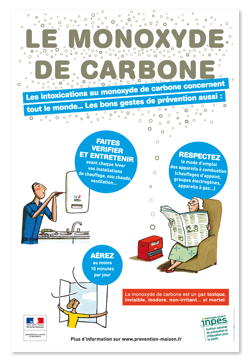 Attention au monoxyde de carbone ! - Accueil Val Touraine Habitat